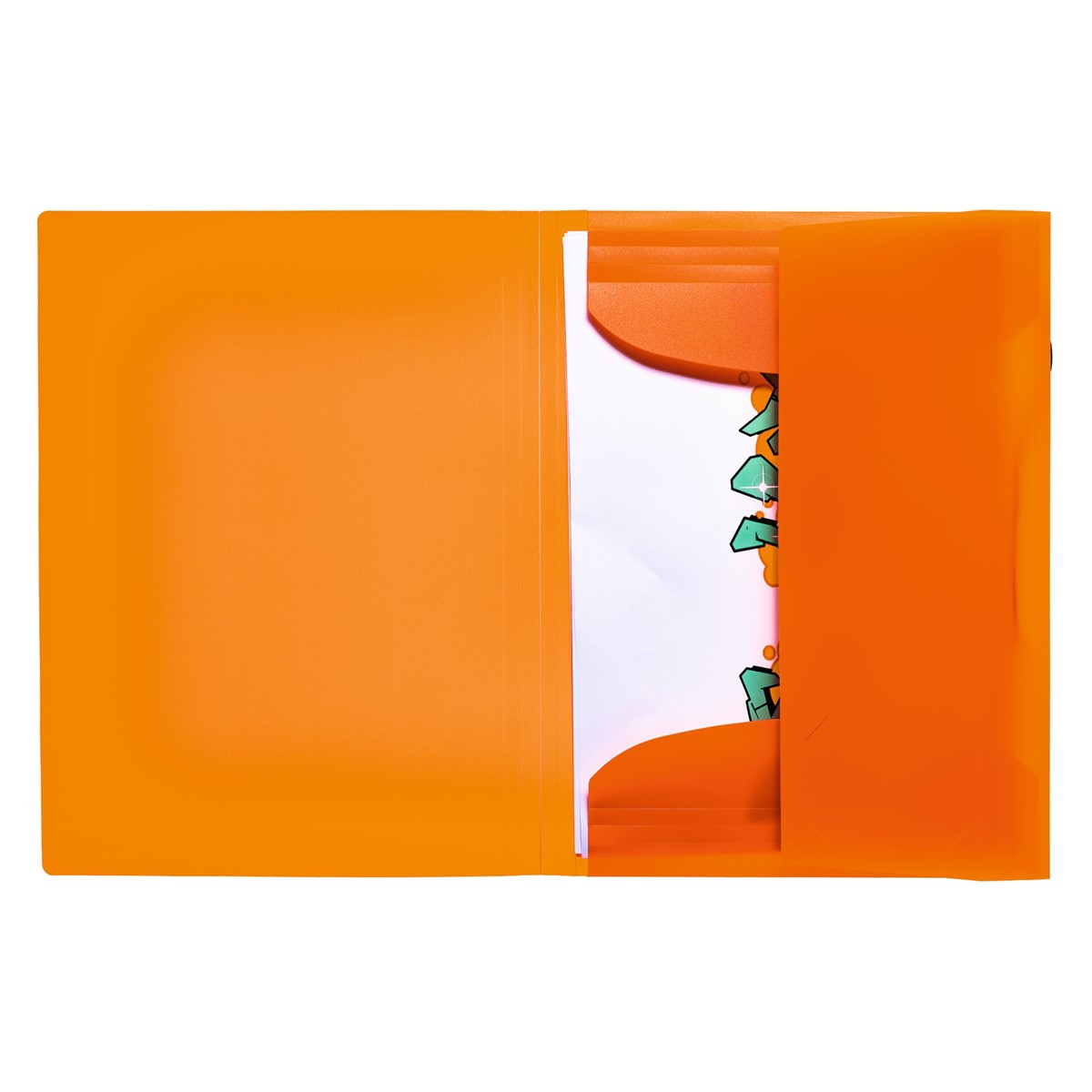 HERMA 19656 - Sammelmappe, A4, PP, Neon orange