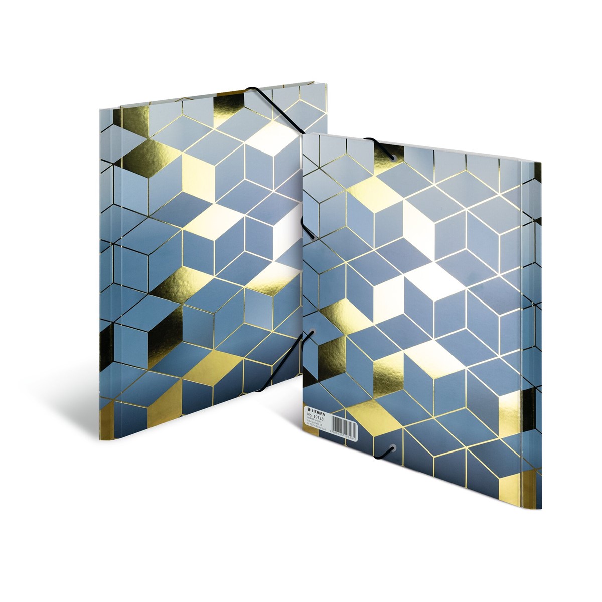 HERMA 19728 - Sammelmappe, A4, Karton, Cubes