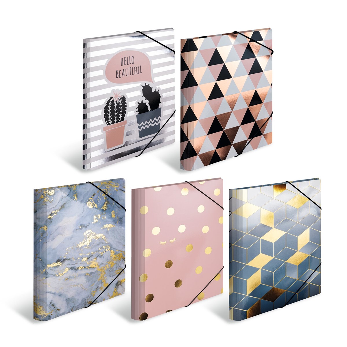 HERMA 19728 - Sammelmappe, A4, Karton, Cubes