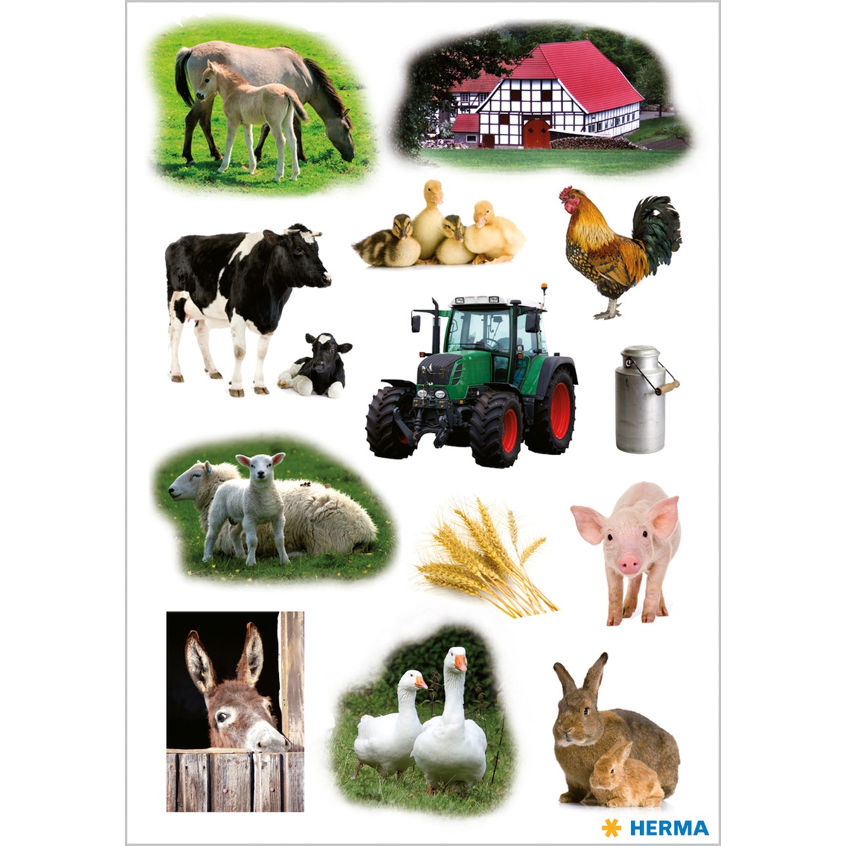 HERMA 3358 - Decor Sticker, Bauernhoftiere